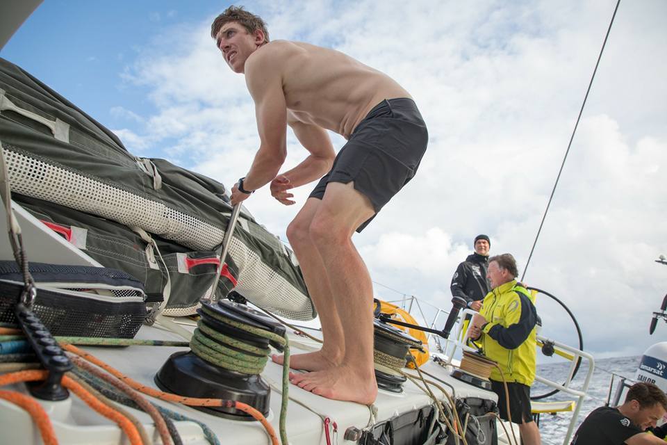 Peter Burling's feet