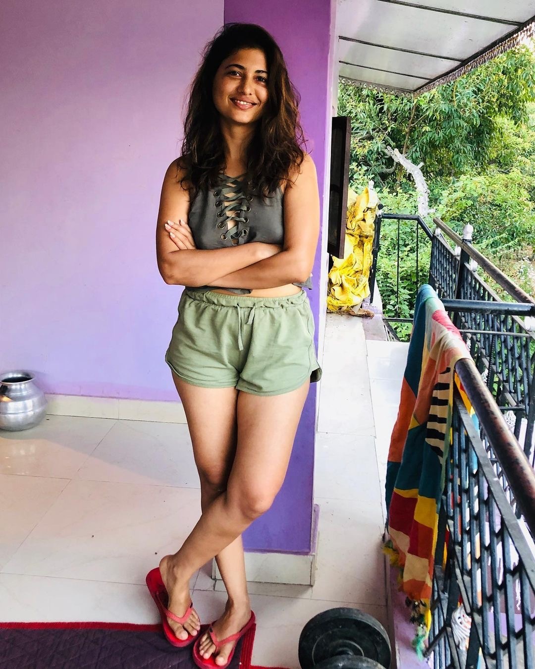 Poonam Rajput's feet