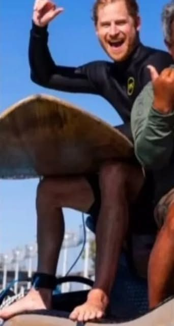 Prince Harry's feet