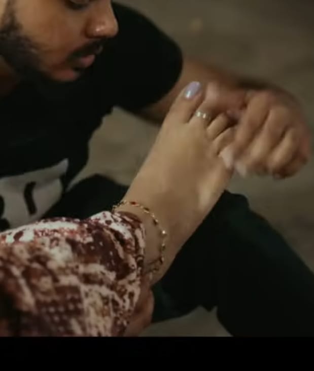 Priya Ganesh's feet