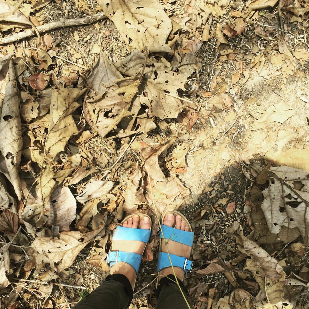 Pushpa Mathew's feet