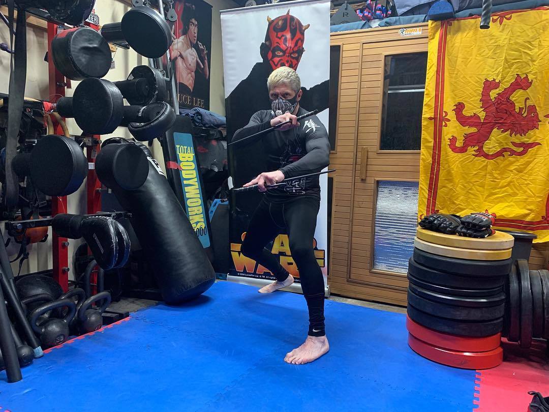 Ray Park's feet