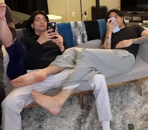 Regie Macalino's feet