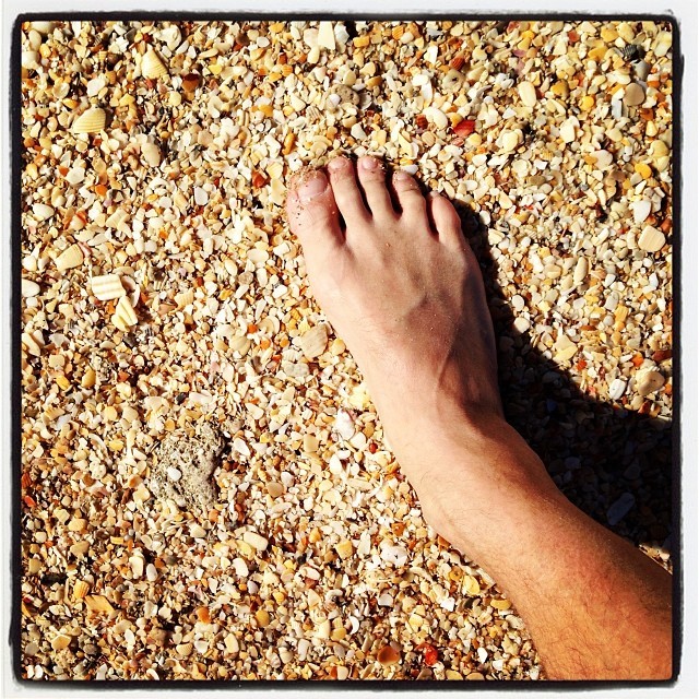 Rick Leventhal's feet