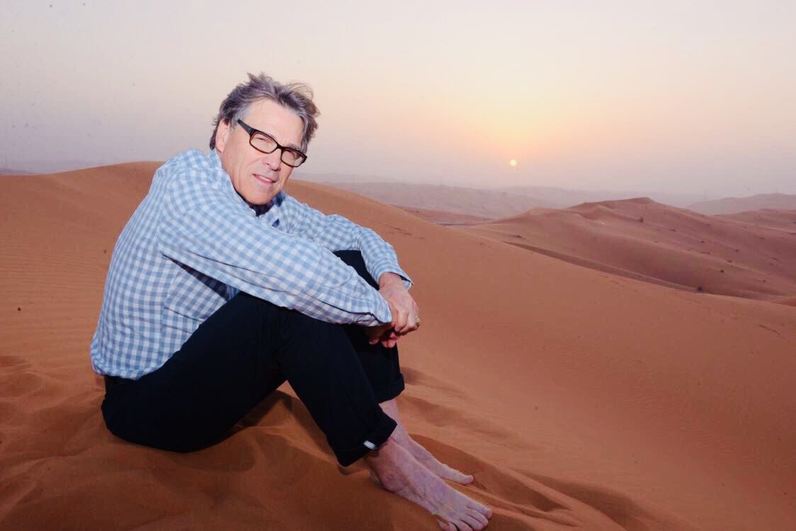 Rick Perry's feet
