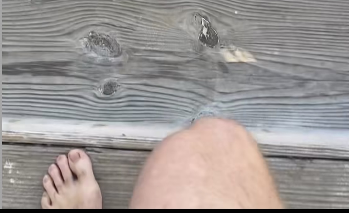 Ricky Stenhouse Jr.'s feet