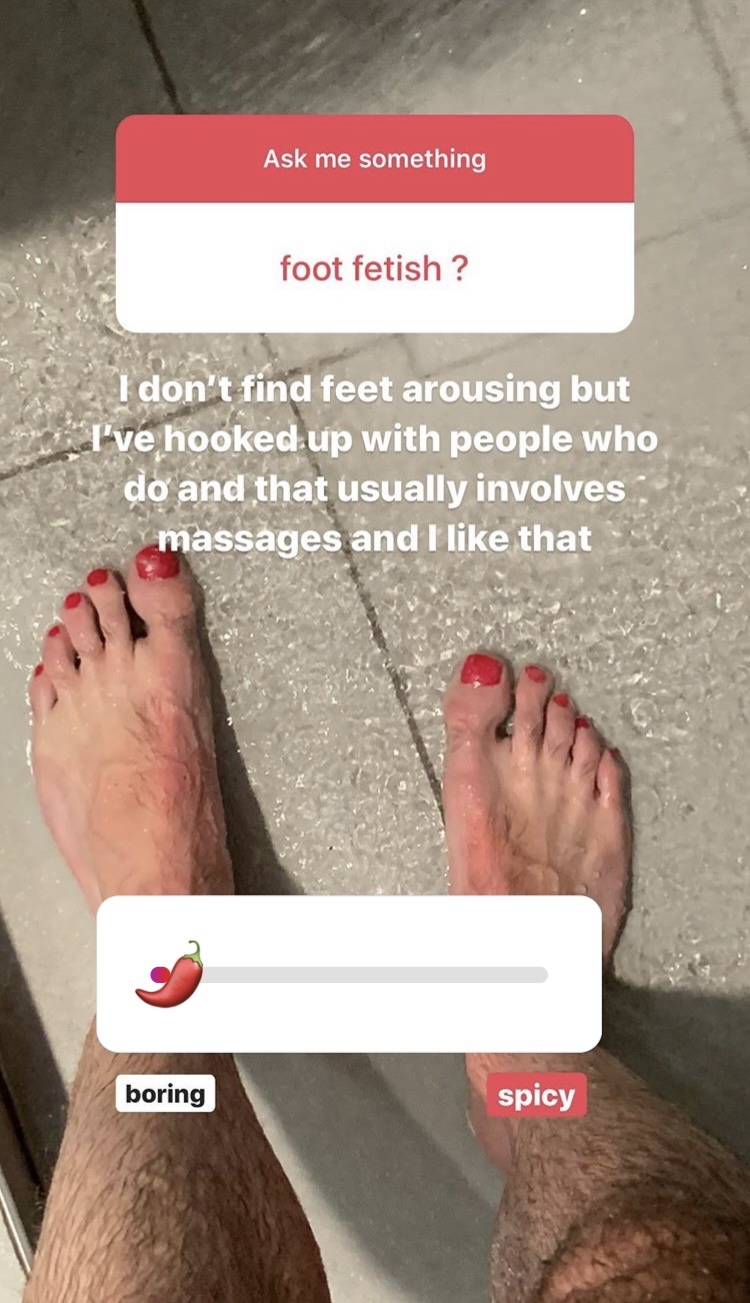 Rob Anderson's feet