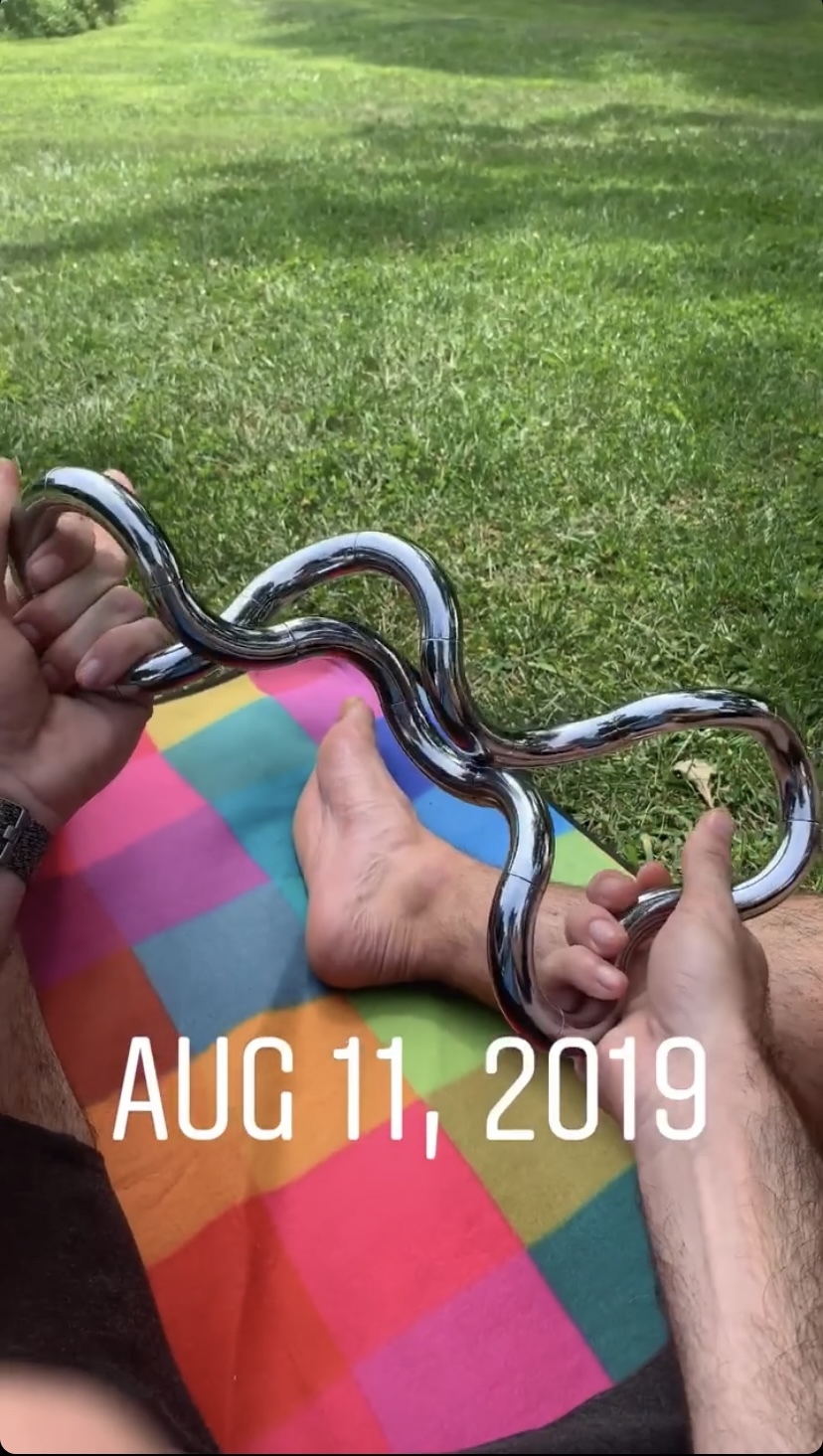 Rob Anderson's feet