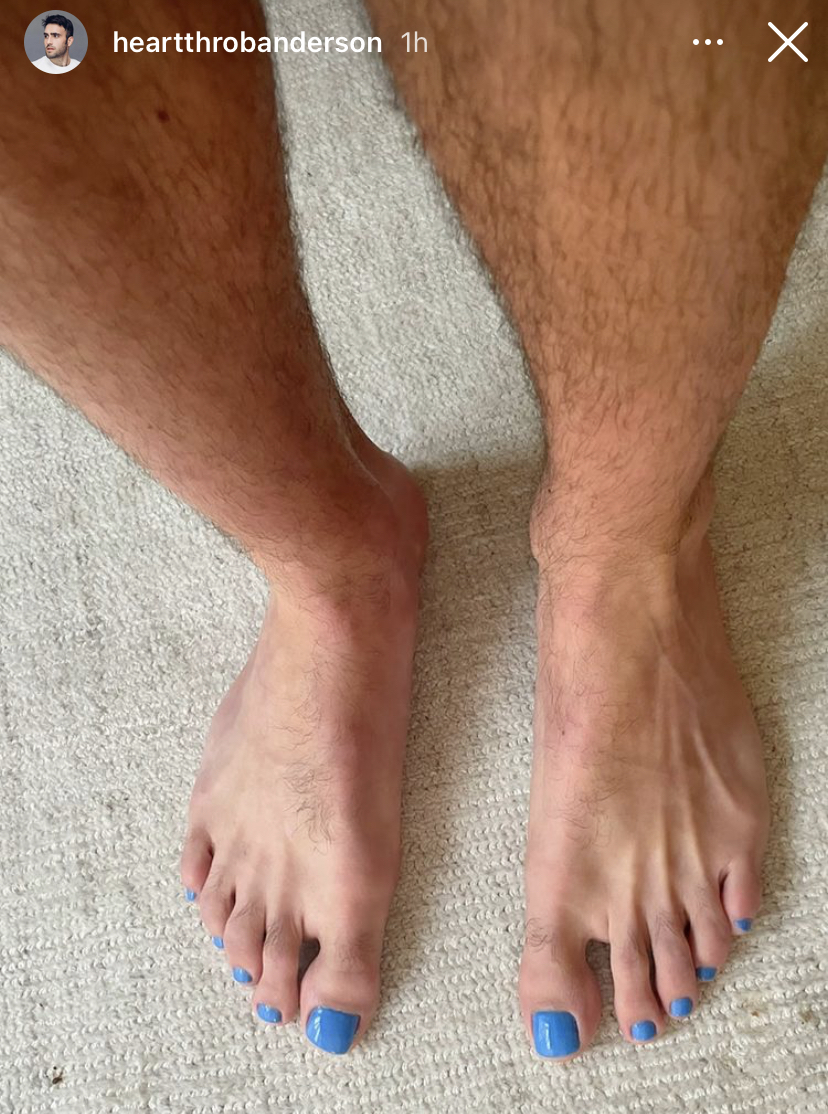 Rob Anderson's feet