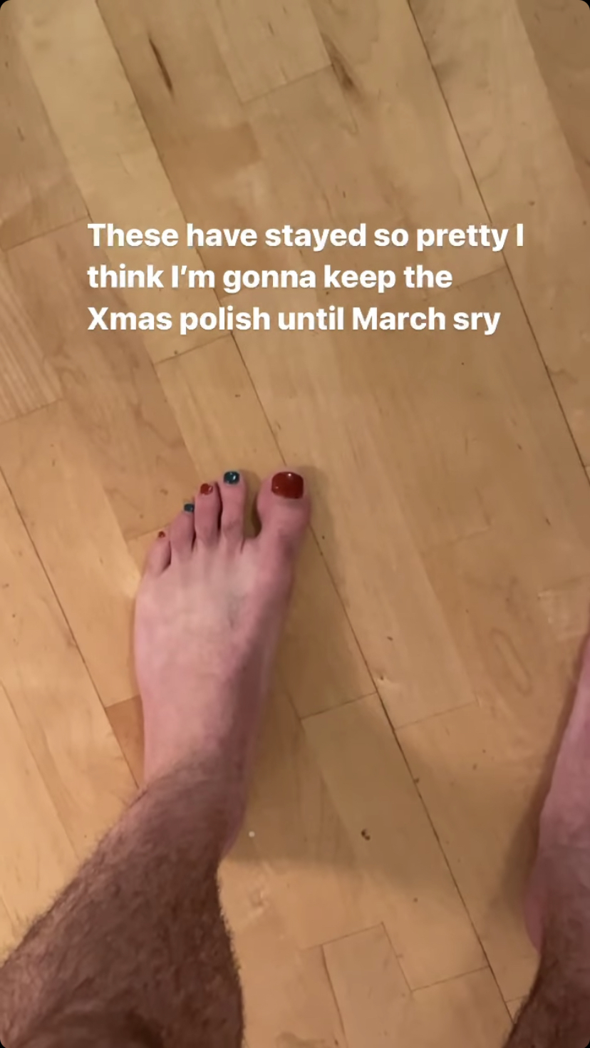 Rob Anderson's feet