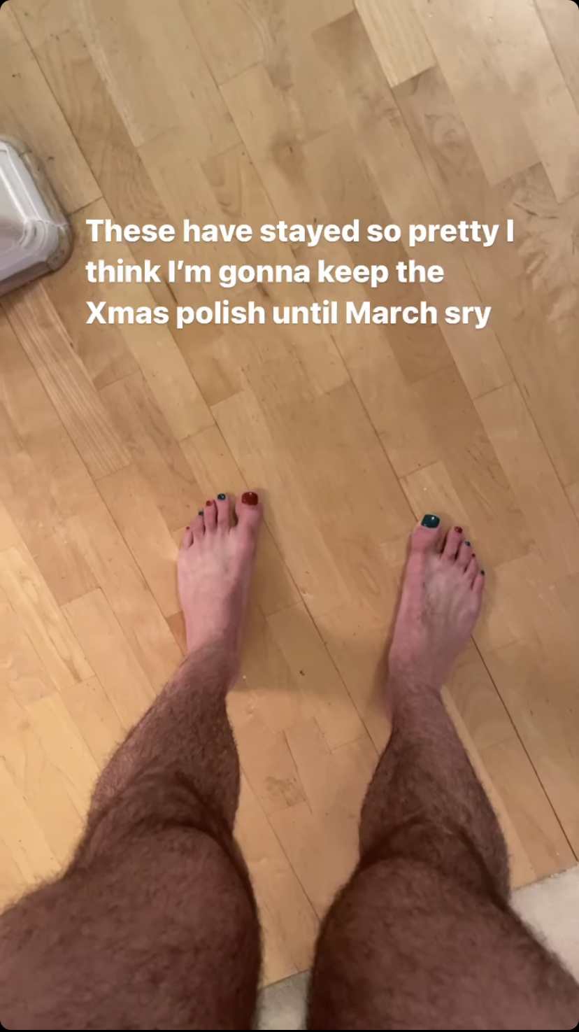 Rob Anderson's feet