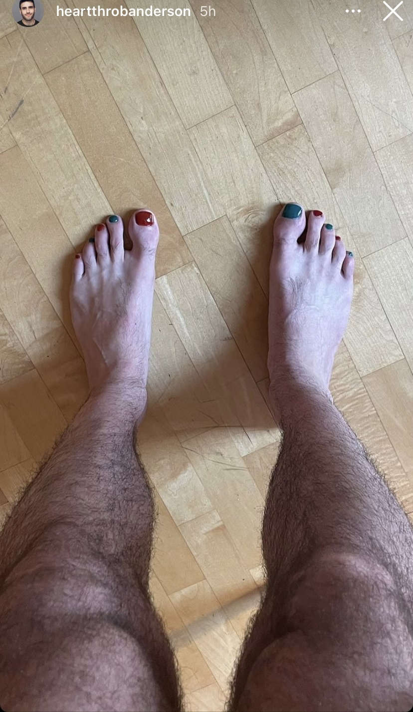 Rob Anderson's feet