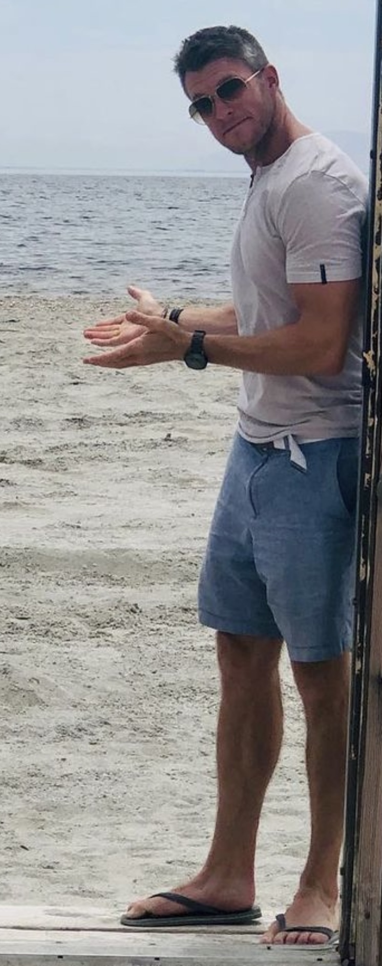 Rob McGillivray's feet