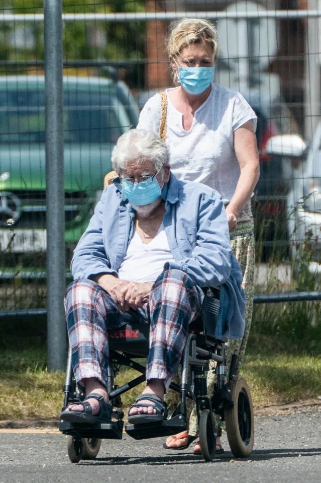 Rolf Harris's feet