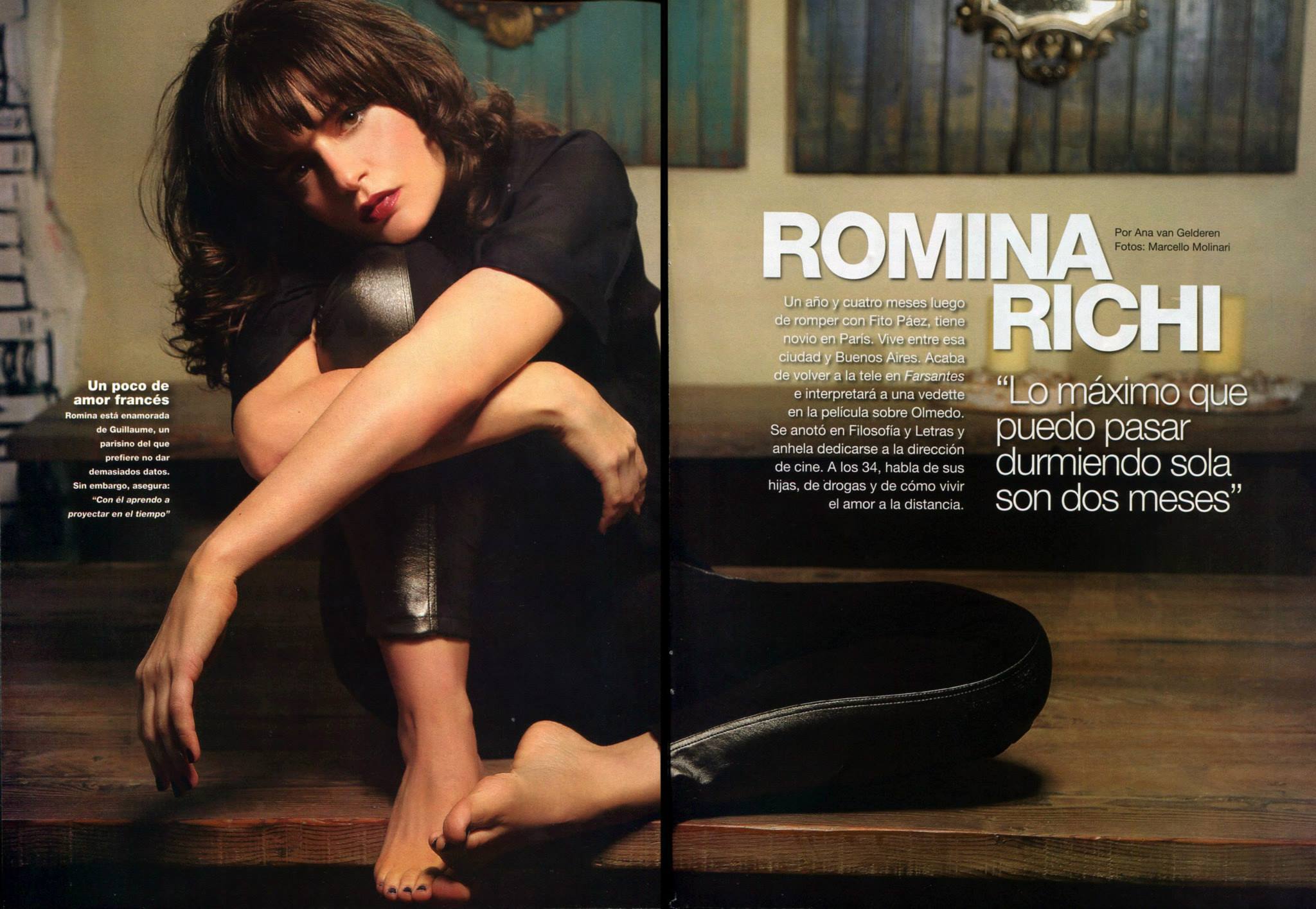 Romina Ricci's feet
