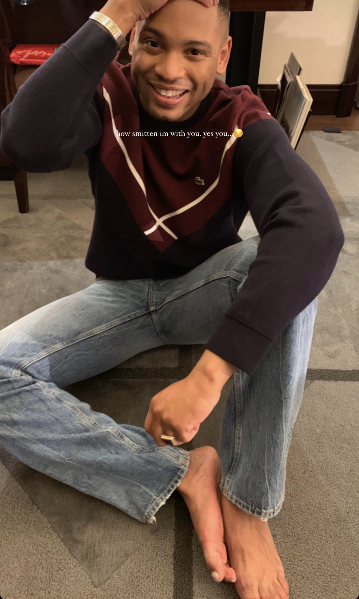 Ryan Jamaal Swain's feet