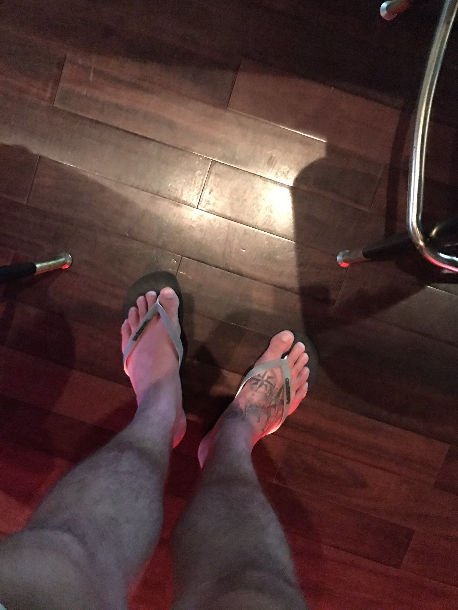 Sam Attwater's feet
