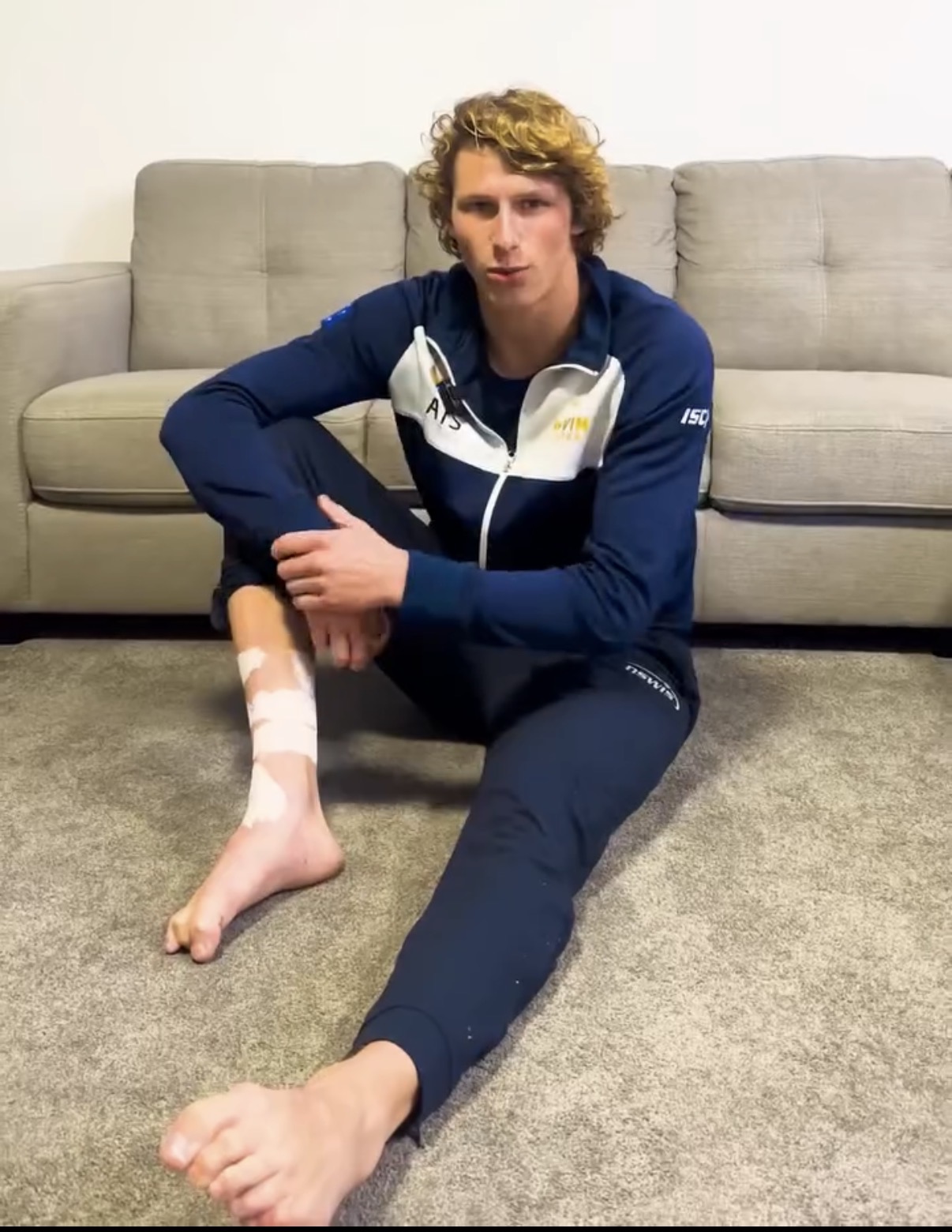 Sam Fricker's feet