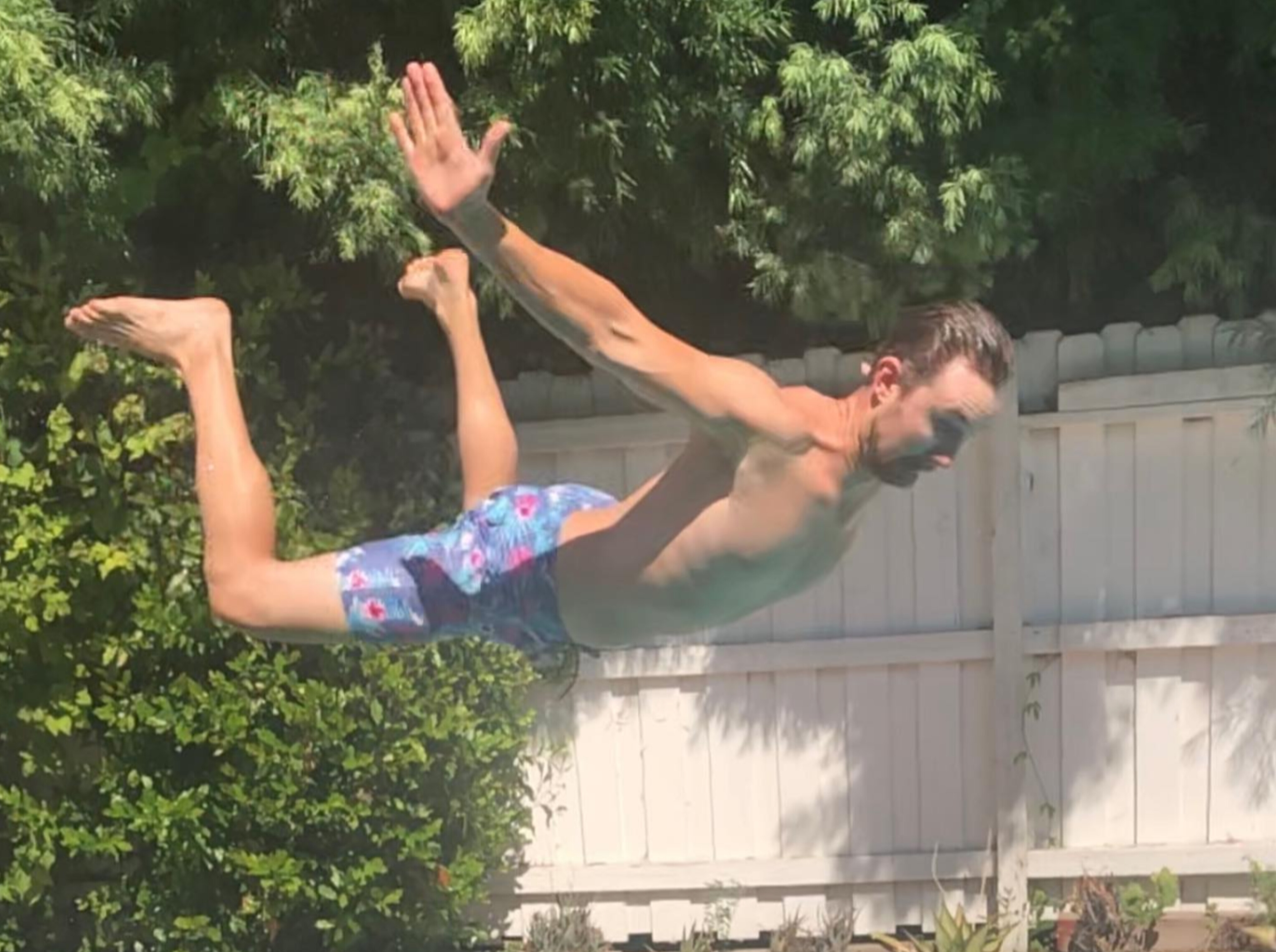 Sam Huntington's feet