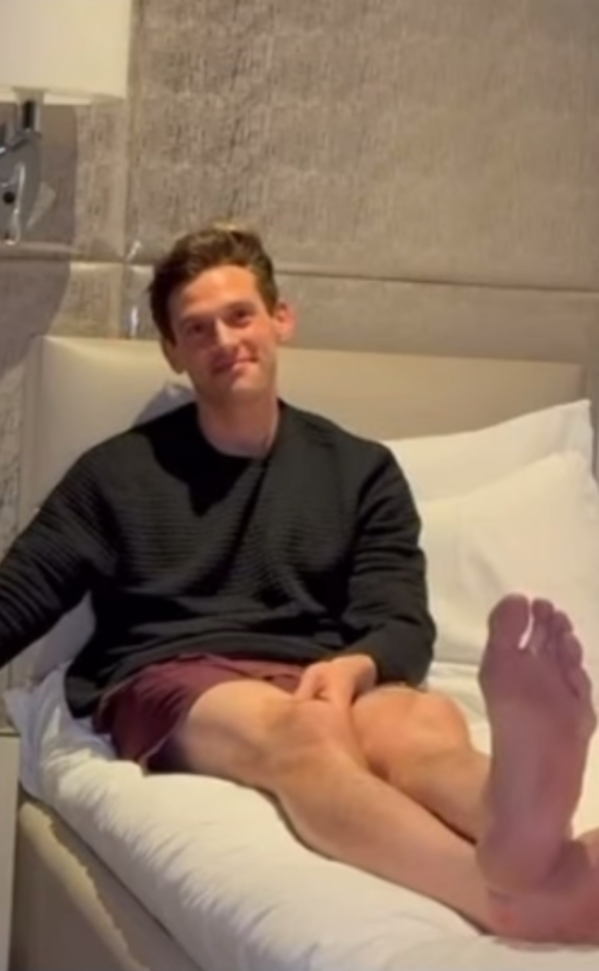 Sam Little's feet