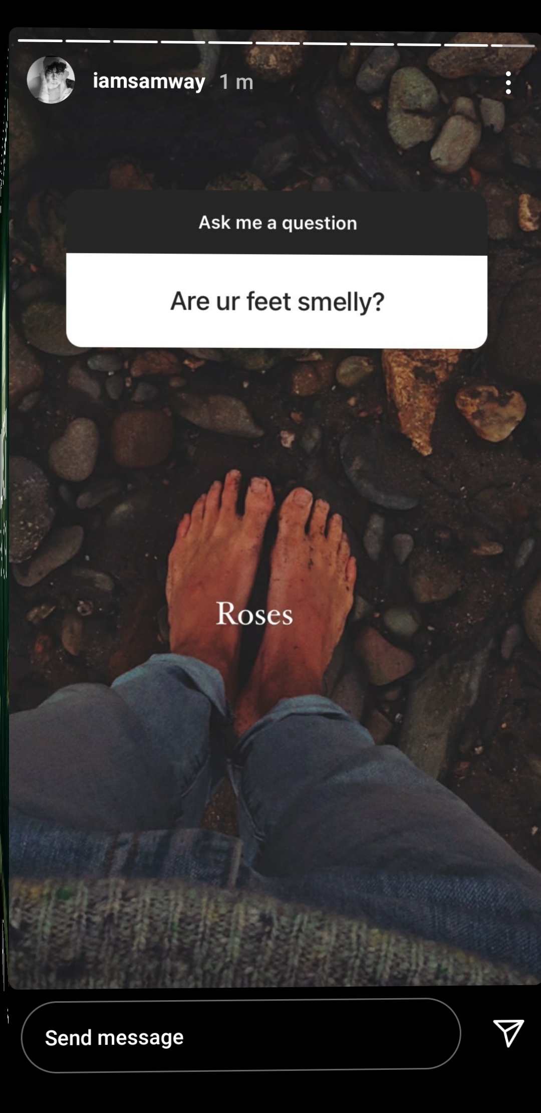 Sam Way's feet