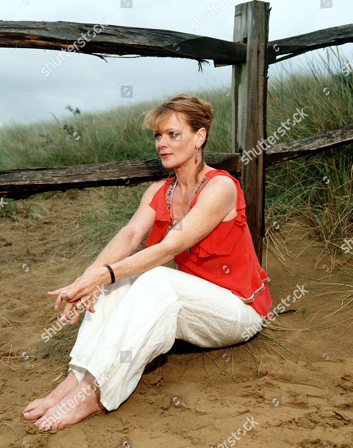 Samantha Bond's feet