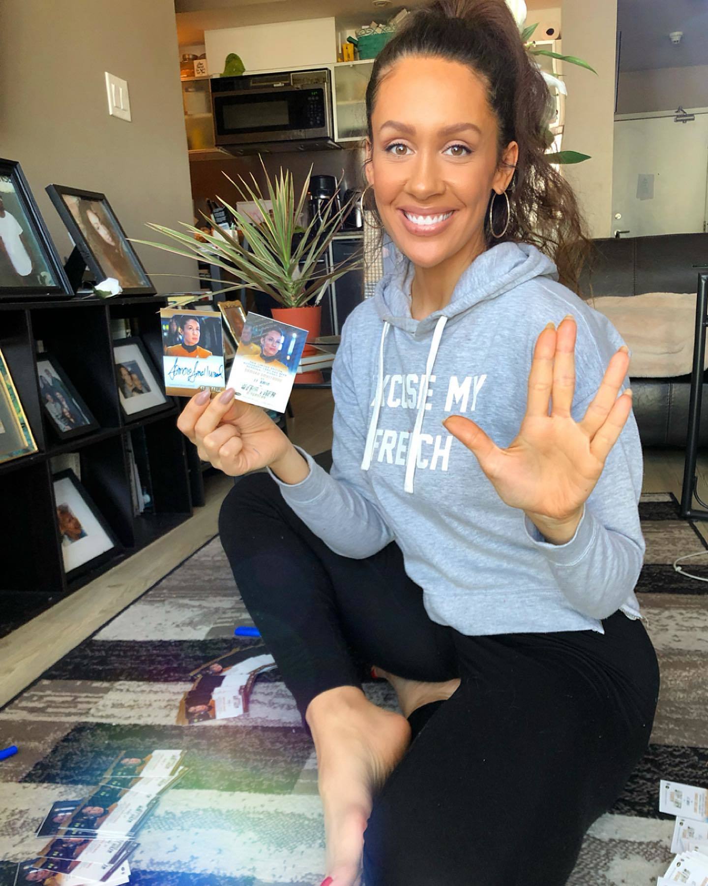 Samora Smallwood's feet