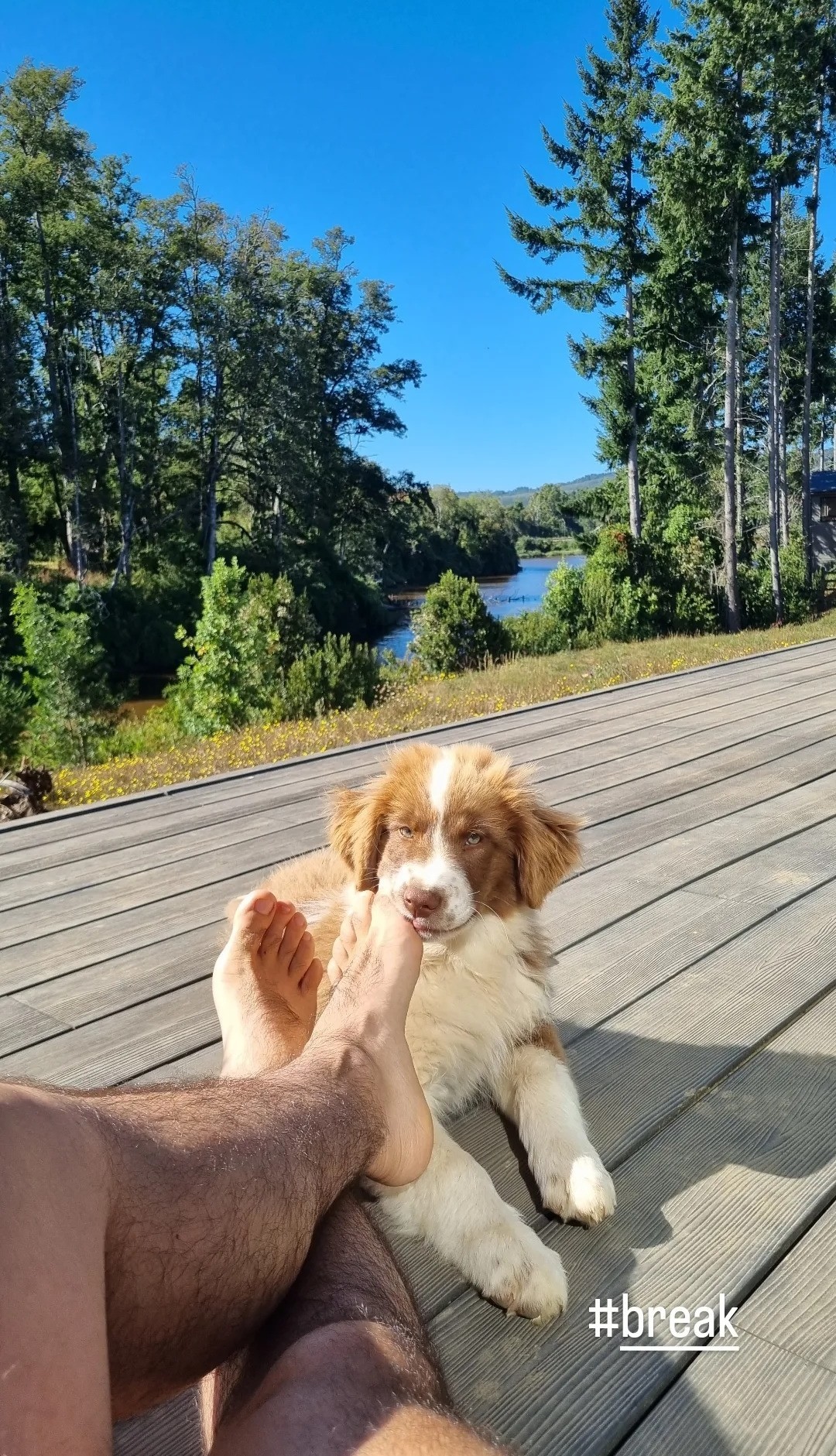 Samuel González's feet