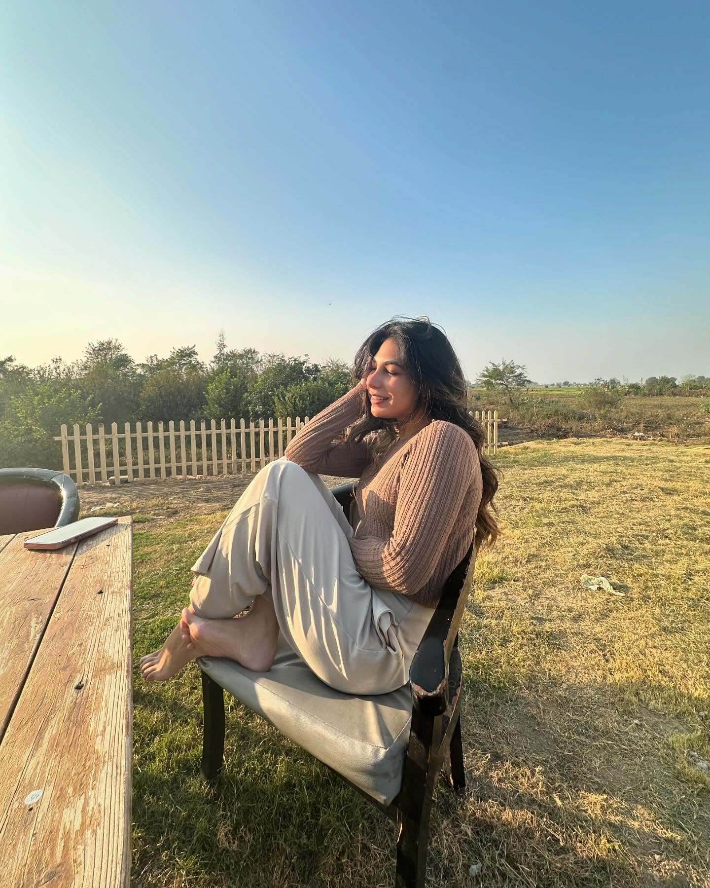 Sana Sahni's feet