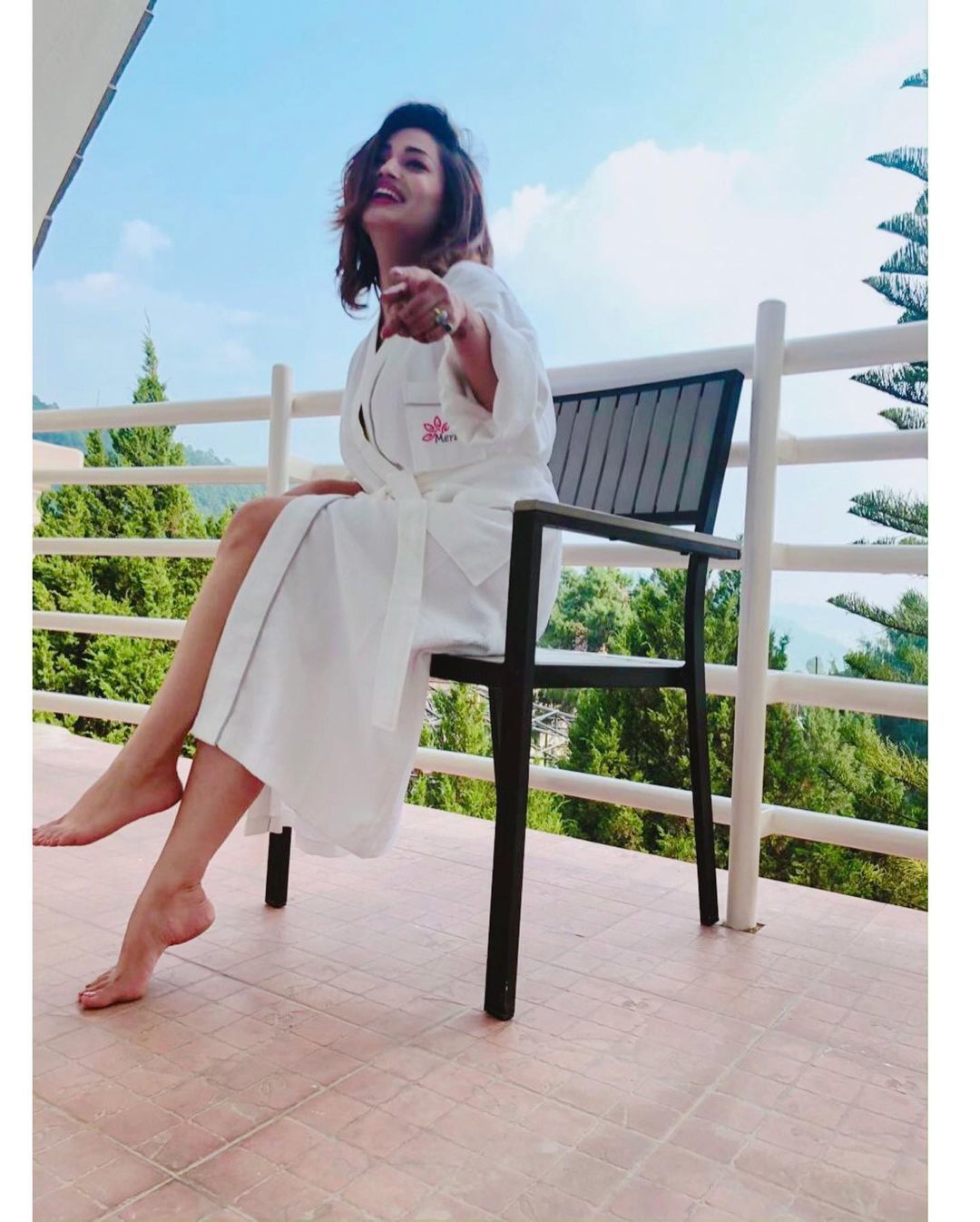 Sandhya Kc's feet