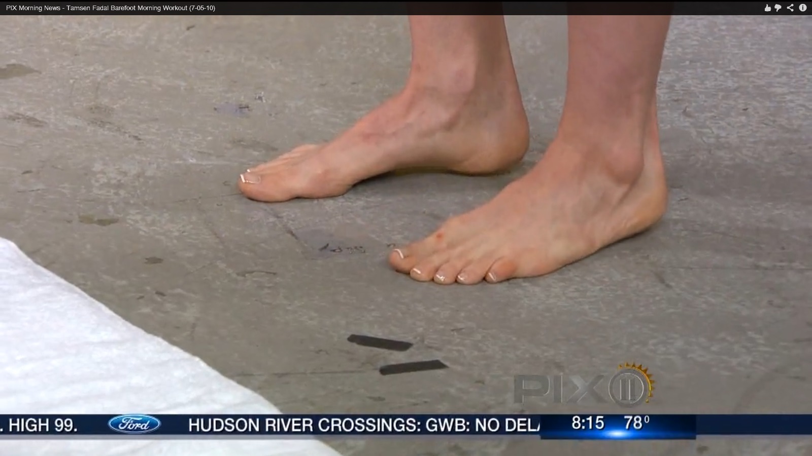 Sara Haley's feet