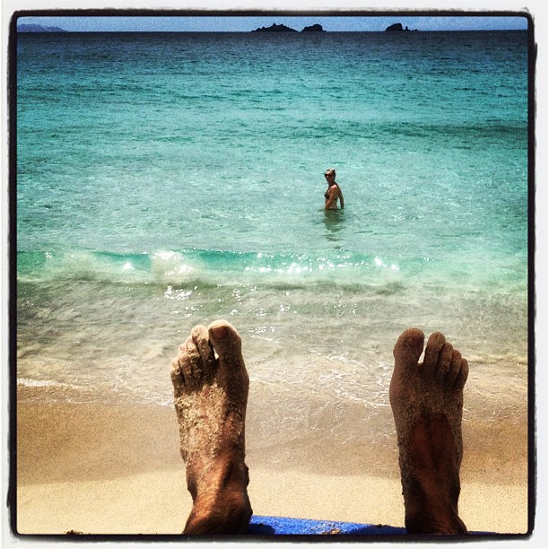 Sean Douglas's feet
