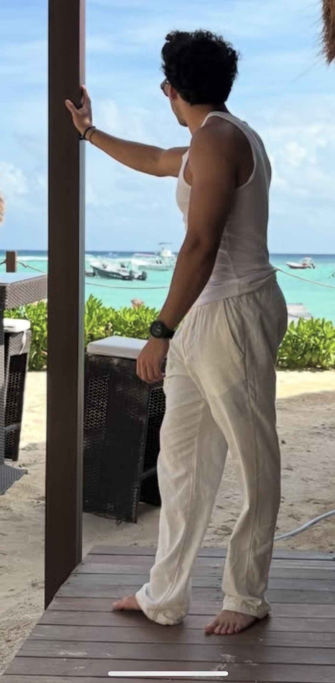 Sebastián Rivera's feet