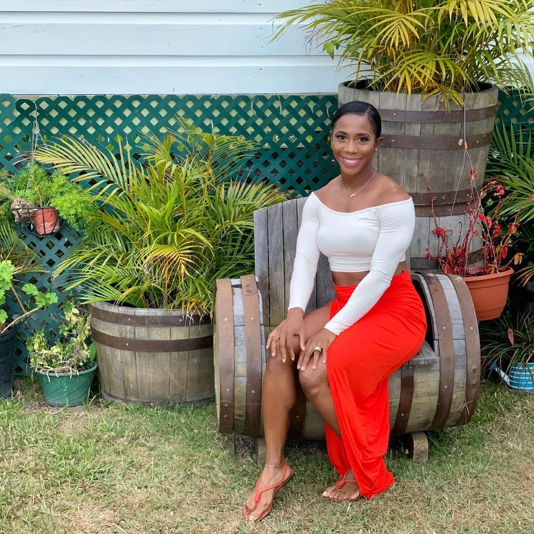 Shelley-Ann Fraser-Pryce's feet