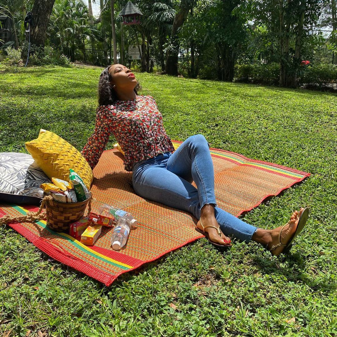 Shelley-Ann Fraser-Pryce's feet