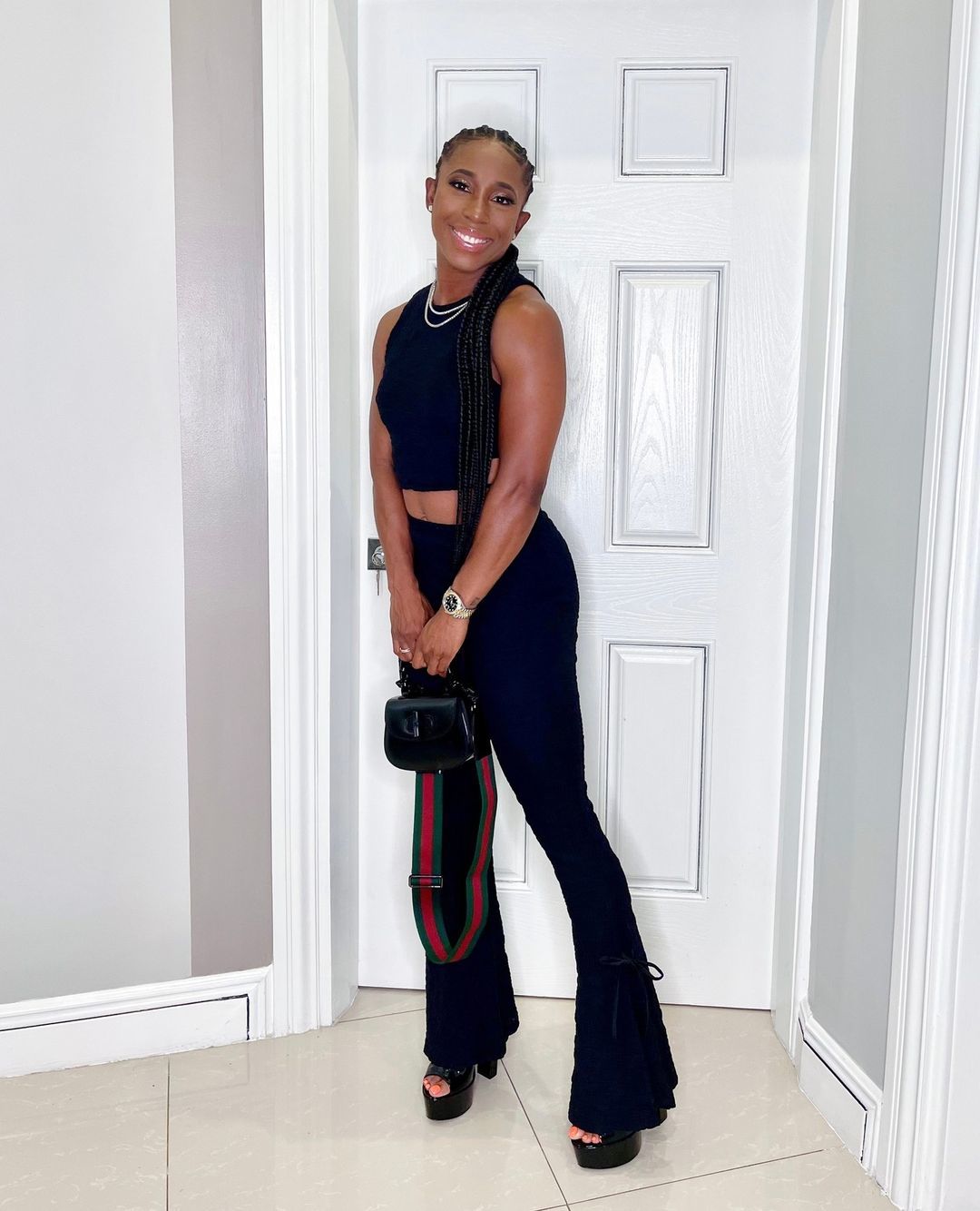 Shelley-Ann Fraser-Pryce's feet