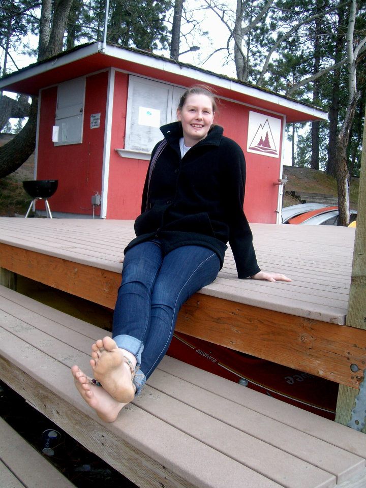 Sierra Larson-Baker's feet