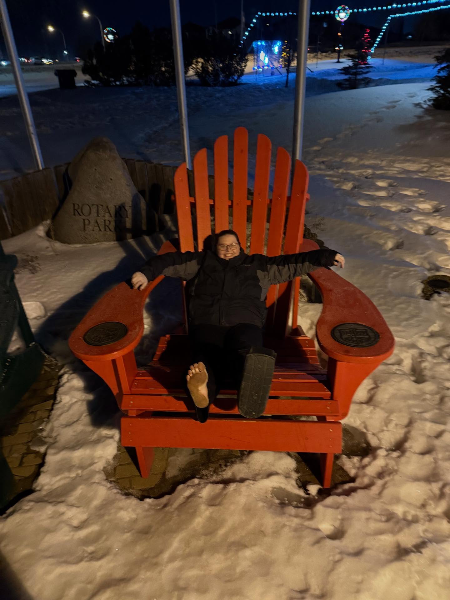 Sierra Larson-Baker's feet