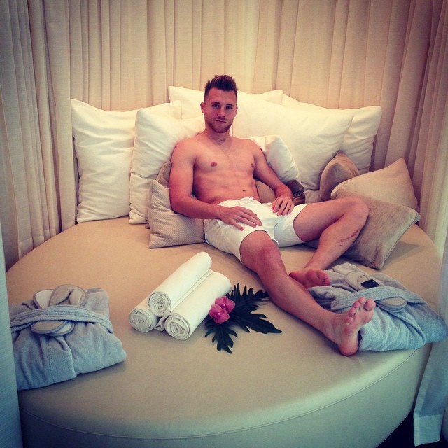 Silvan Widmers Feet