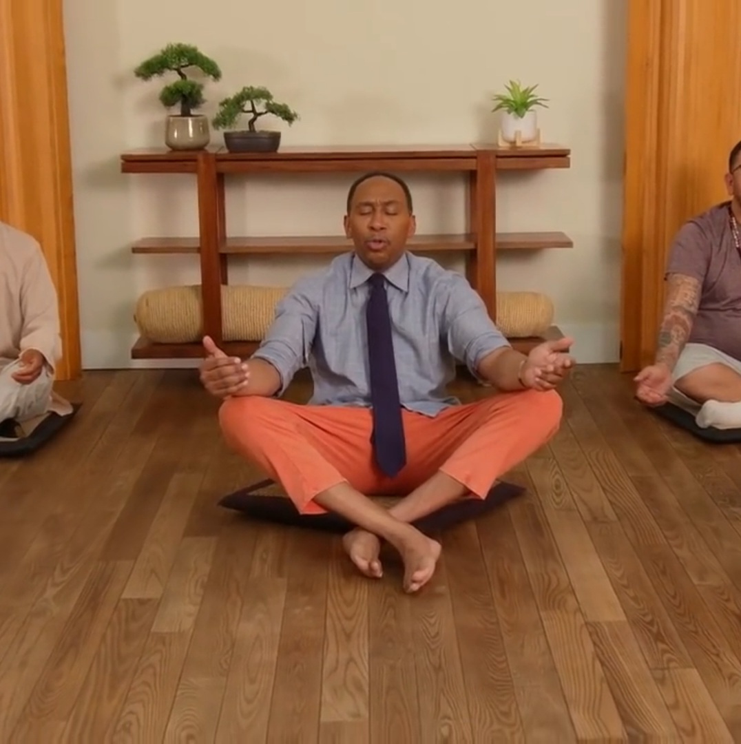 Stephen A. Smith's feet
