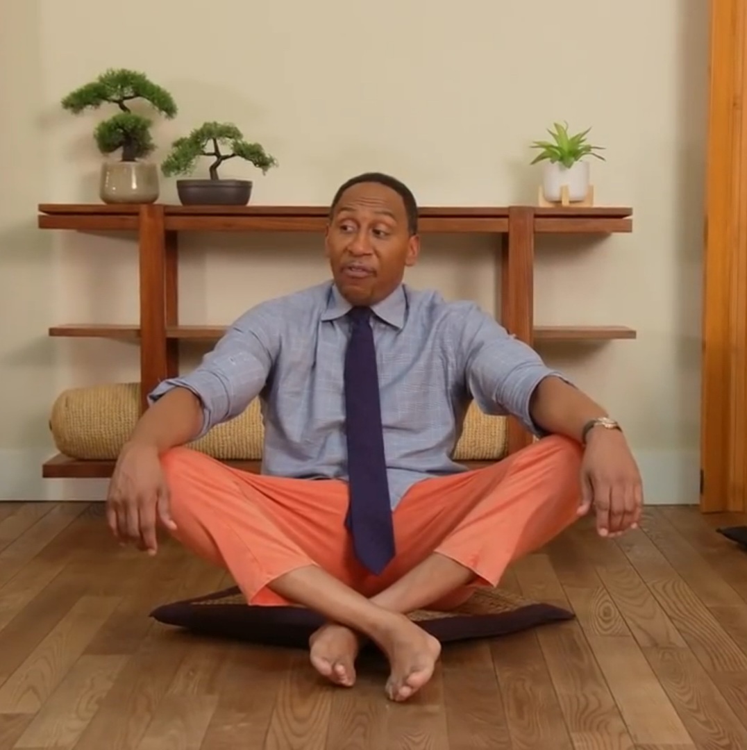 Stephen A. Smith's feet