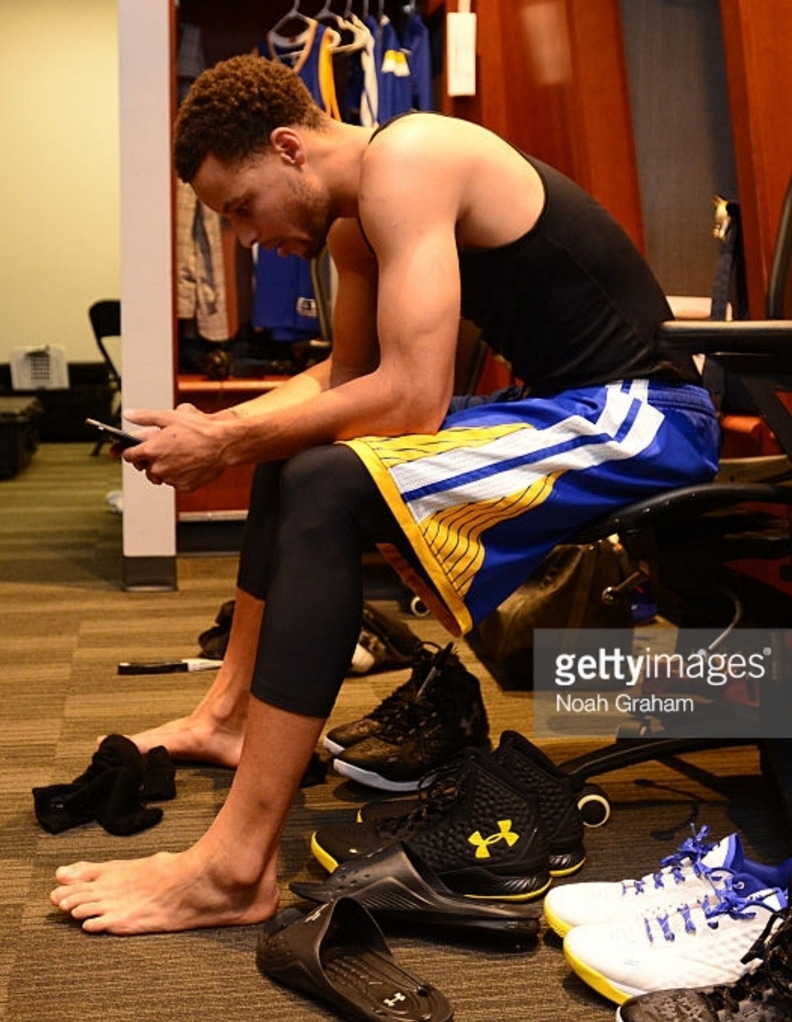 Stephen Curry's feet
