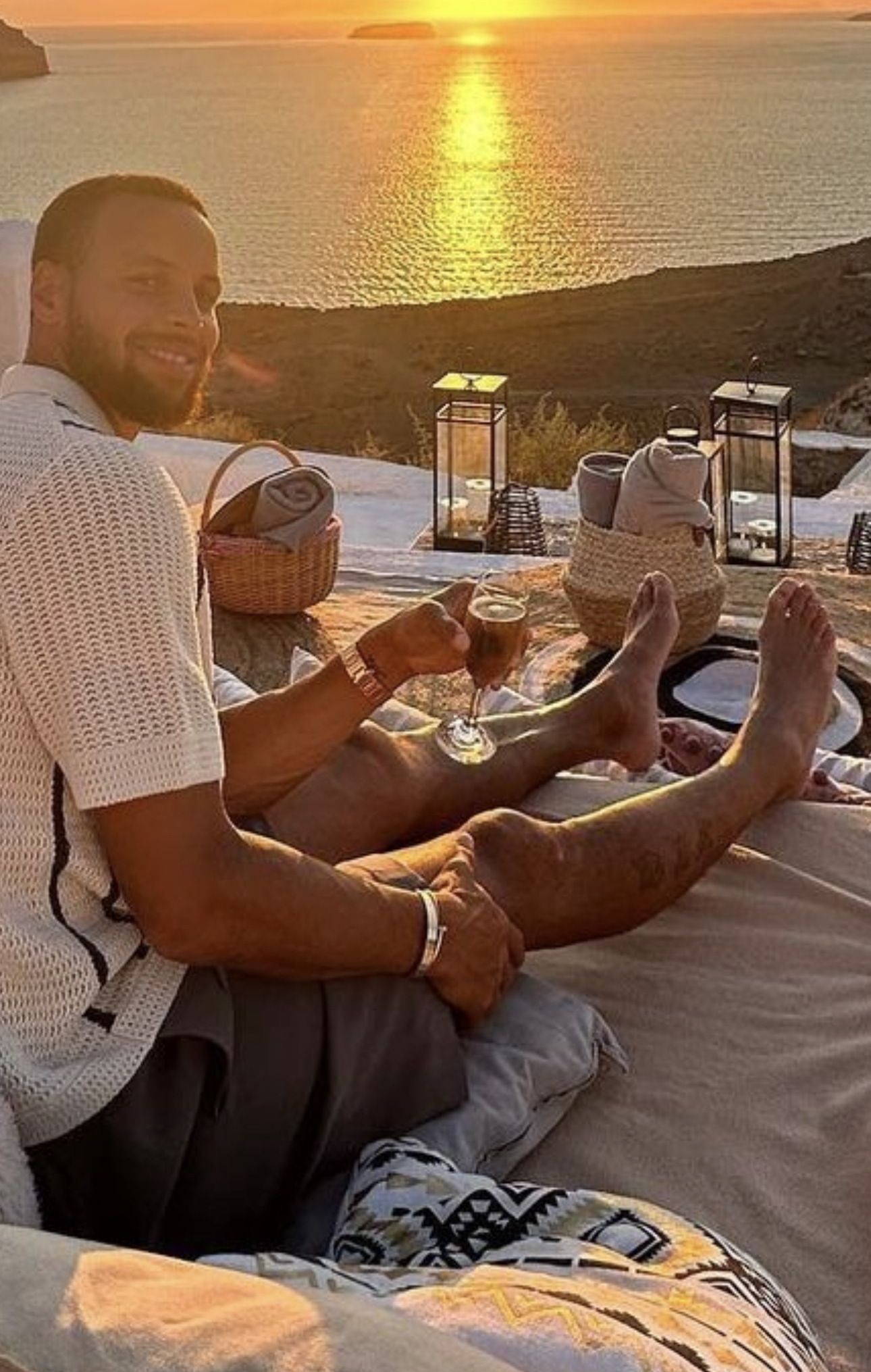 Stephen Curry's feet