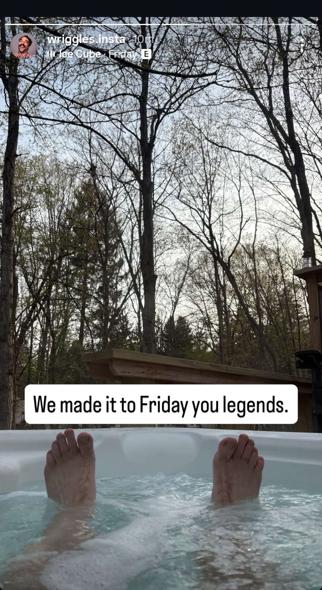 Steve Wrigley's feet