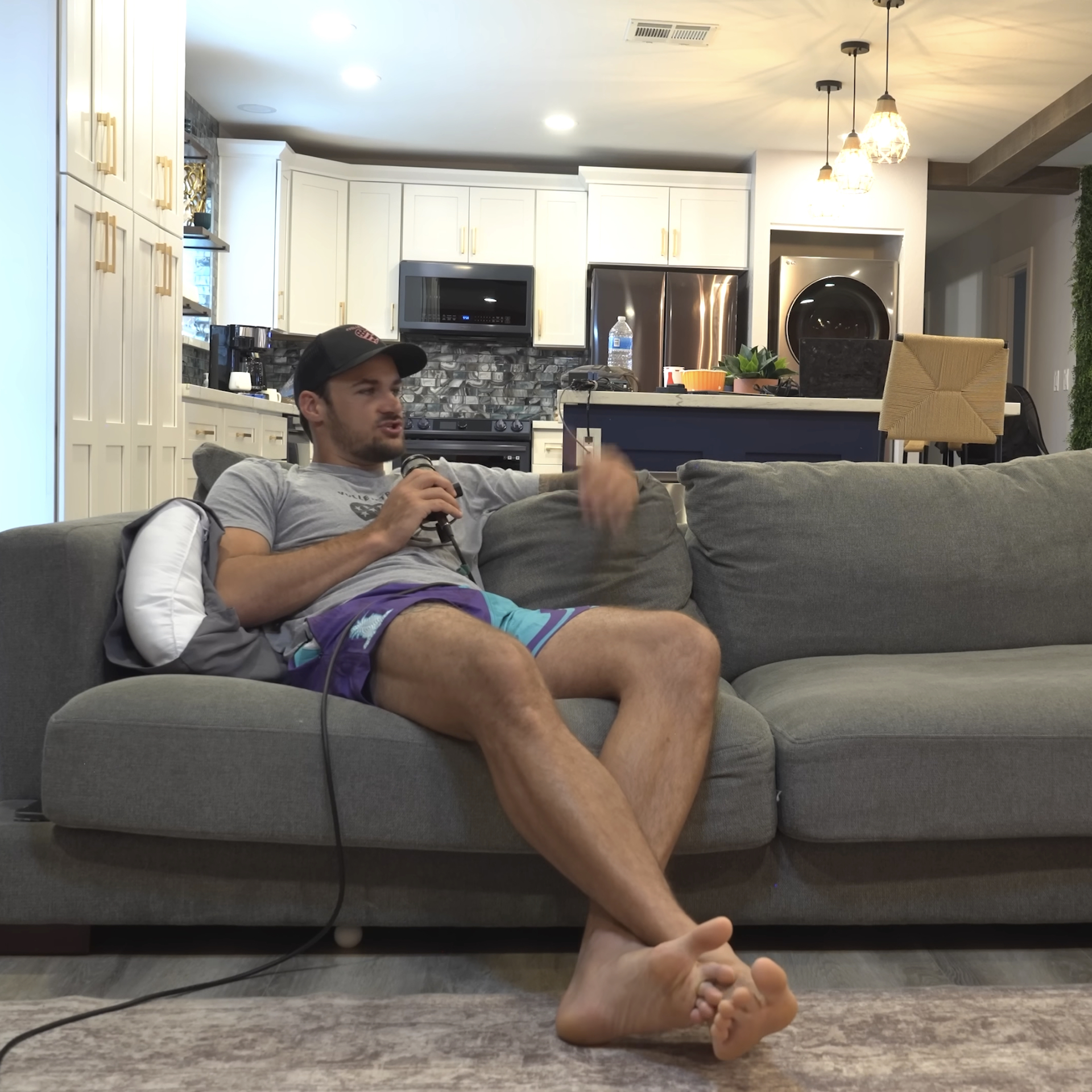 T.J. DeFalco's feet