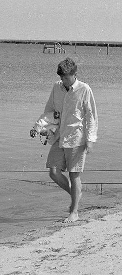 Ted Kennedy's feet
