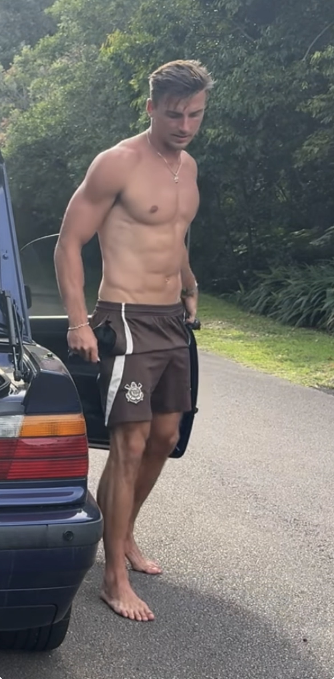 Ted Pullin's feet