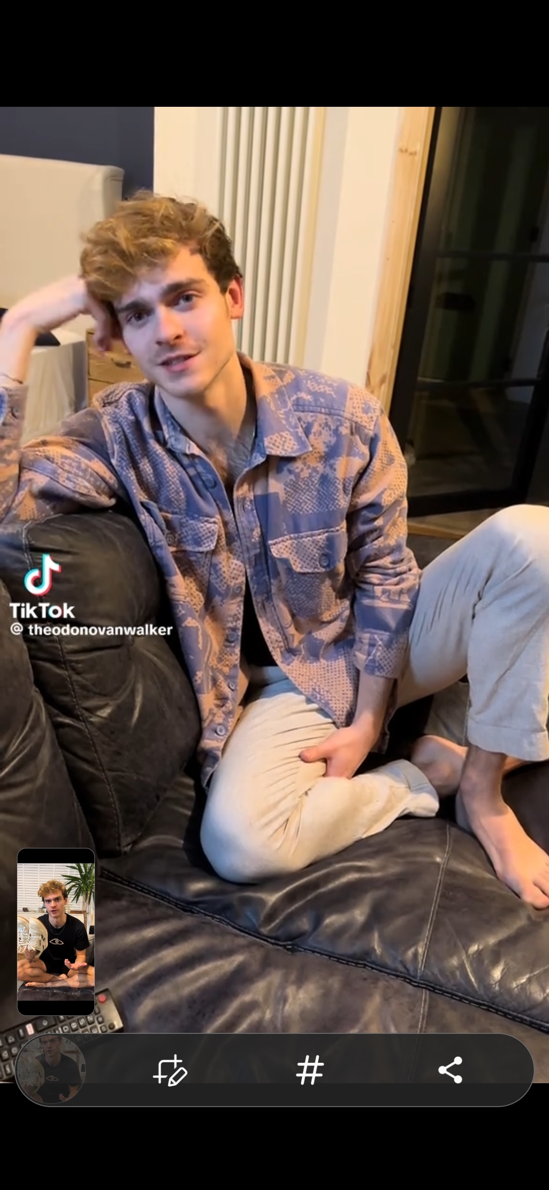 Theo Walker's feet