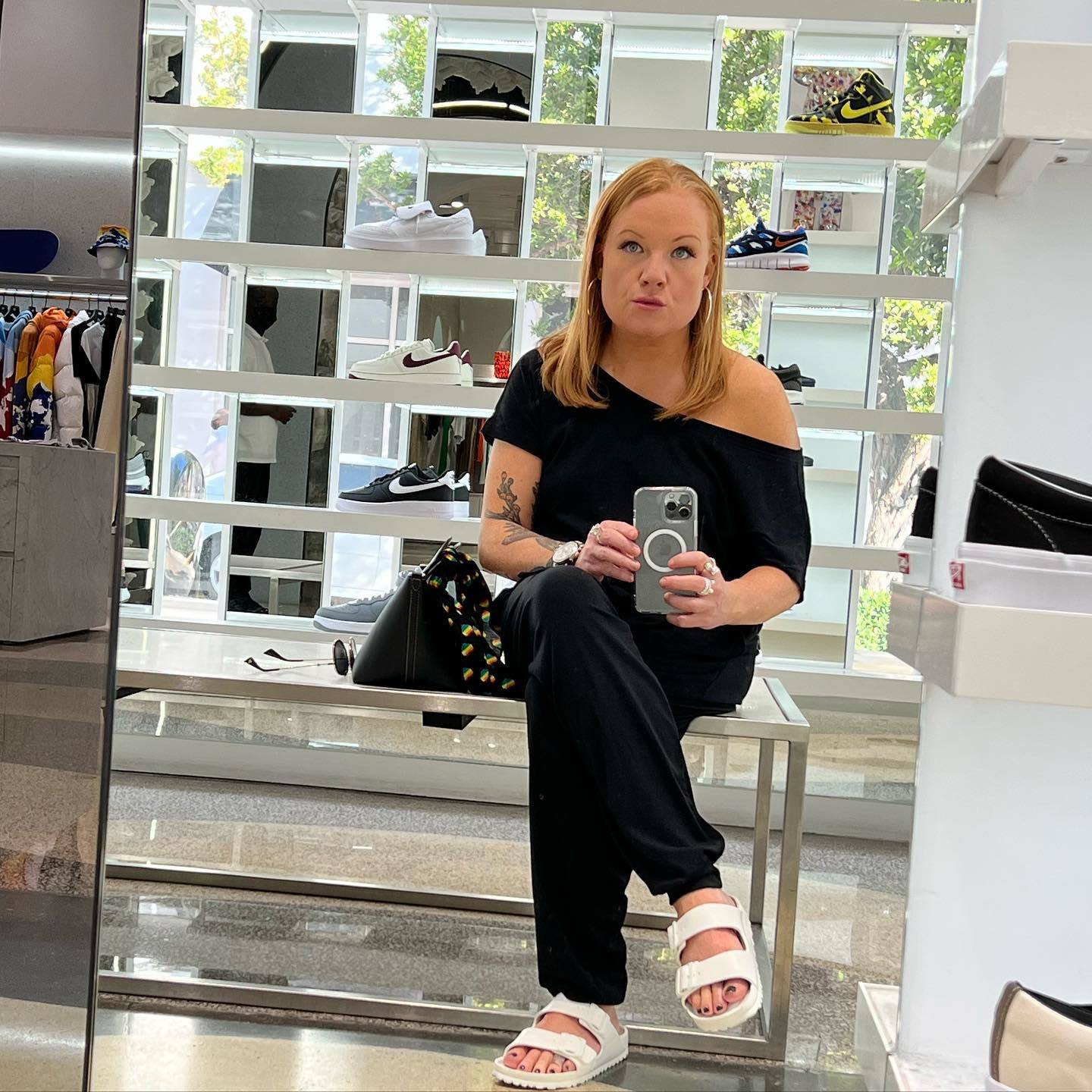 Tiffani Faison's feet