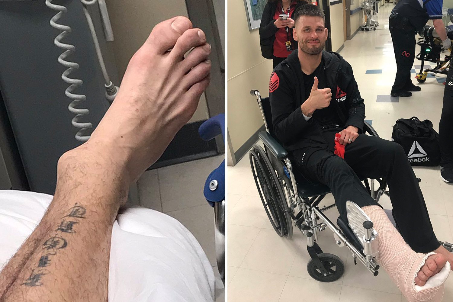 Tim Means's feet
